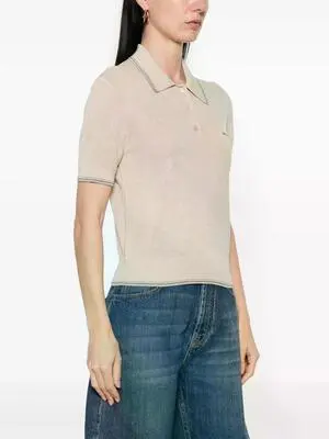 Miu Miu Knitted Polo Top
