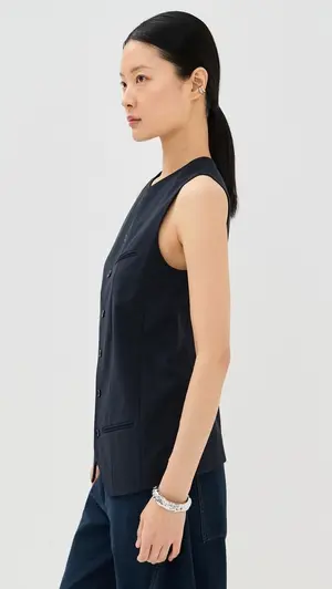 Tibi Tropical Wool Vest