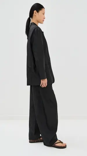 Tibi Crispy Nylon Liam Blazer