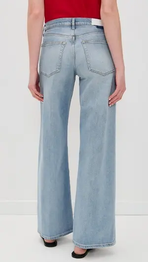 RE/DONE Mid-rise Wide Leg Jeans