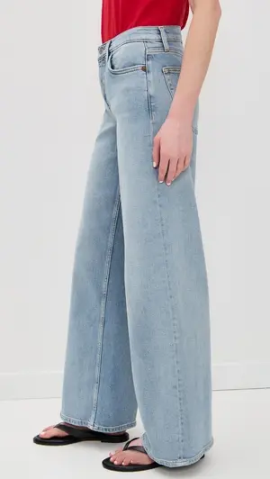 RE/DONE Mid-rise Wide Leg Jeans