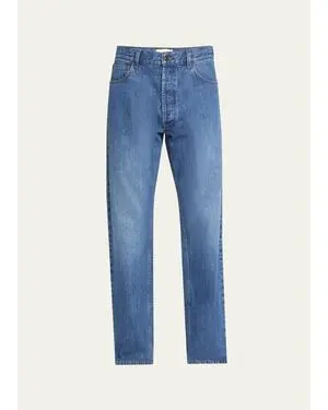 THE ROW Burt Straight-leg Jeans - Mdblue
