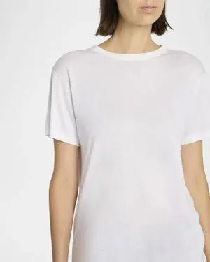 THE ROW Rubis Short-sleeve Top - White
