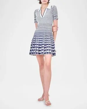 Simkhai Tovi Knit Mini Dress - Midnight Multi