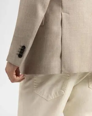 Boglioli Apos;s Wool, Silk And Linen-blend Blazer - Beige