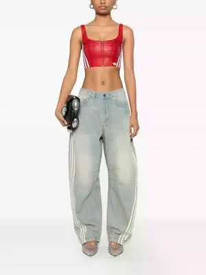 Adidas Faux-leather Top
