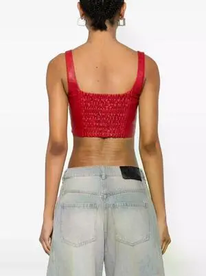 Adidas Faux-leather Top