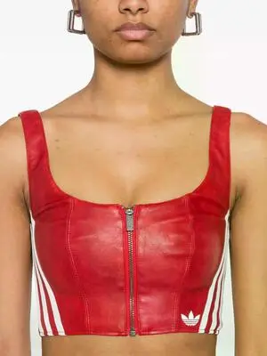 Adidas Faux-leather Top