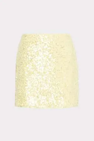 MILLY Mini Sequin Skirt