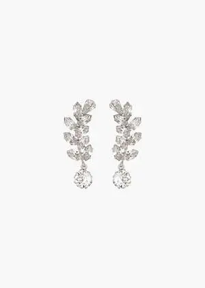 JENNIFER BEHR Alessa Crystal Earrings Crystal