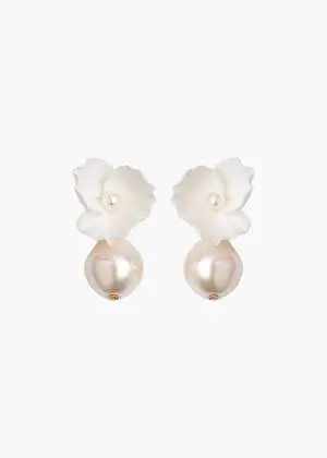 JENNIFER BEHR Clarabel Earrings - Cream