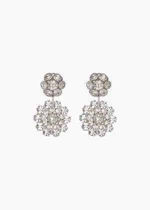 JENNIFER BEHR Karina Drop Earrings - Crystal