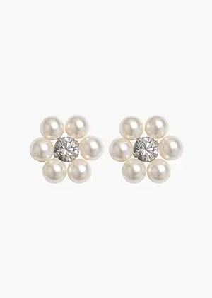 JENNIFER BEHR Zaya Stud Earrings - Crystal