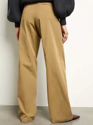 Another Tomorrow Relaxed Wide-leg Pant - Thyme