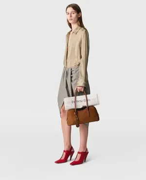 Stella McCartney Sheer Striped Paneled Shirt