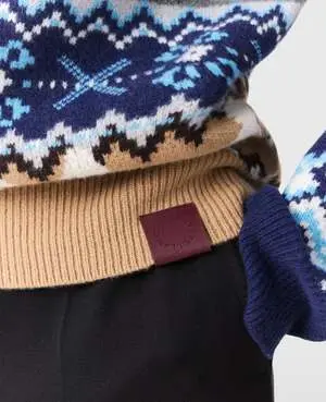 Stella McCartney Fairisle Crewneck Sweater