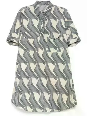 JNBY Pattern Printed Shirt Dress