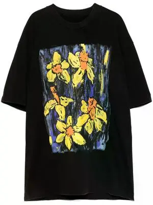 JNBY Graphic-print T-shirt - Black