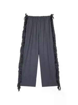 JNBY Side Detailed Straight Trousers - Grey