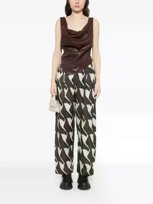 JNBY Pattern-printed Tapered Trousers