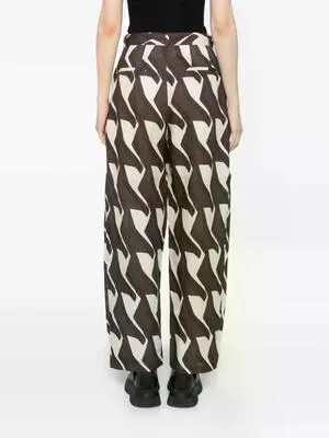 JNBY Pattern-printed Tapered Trousers