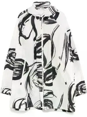 JNBY Graphic-print Windbreaker - White