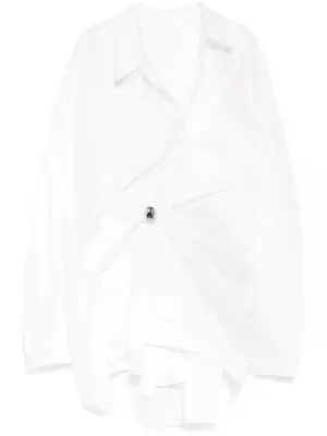 JNBY Cotton Draped Shirt - White