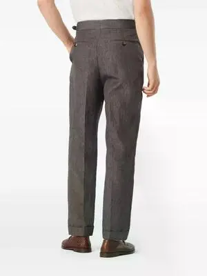 Brunello Cucinelli Tailored Linen Trousers