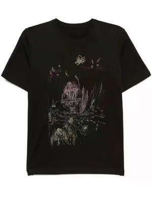 JNBY Embroidered T-shirt - Brown