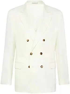 Brunello Cucinelli Double-breasted Peak-lapel Blazer