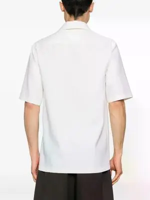 JIL SANDER Wool Polo Shirt - Neutrals