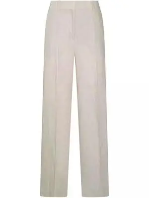 Incotex Belt-loop Palazzo Pants - Neutrals