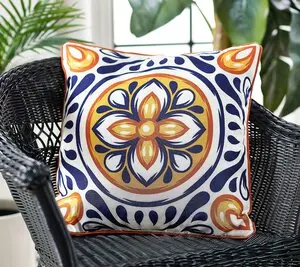 MARIGOLD As Is Talavera 18' X 18' Printed In/out Pillow - One-color