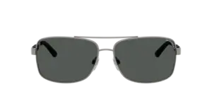 Burberry Rectangle Sunglasses - Gunmetal