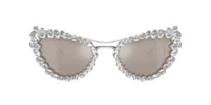 SWAROVSKI Embellished Sunglasses - Silver