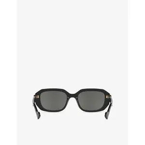 Gucci Gg1535s Rectangular Sunglasses - Black
