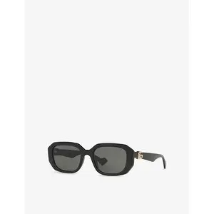 Gucci Gg1535s Rectangular Sunglasses - Black