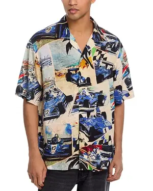 Hugo Espino Printed Camp Shirt