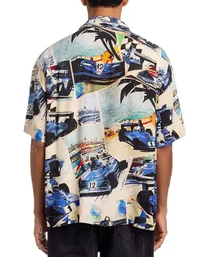 Hugo Espino Printed Camp Shirt