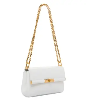 Dolce & Gabbana Leather Shoulder Bag - White