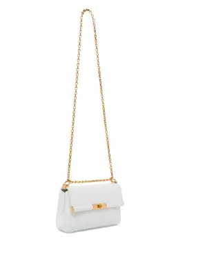 Dolce & Gabbana Leather Shoulder Bag - White