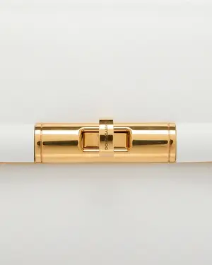 Dolce & Gabbana Leather Shoulder Bag - White