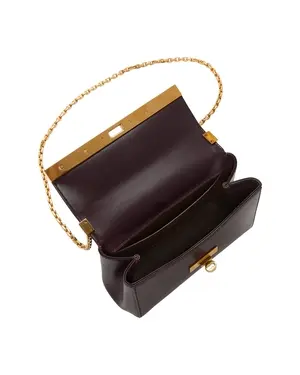 Dolce & Gabbana Leather Shoulder Bag - Wine