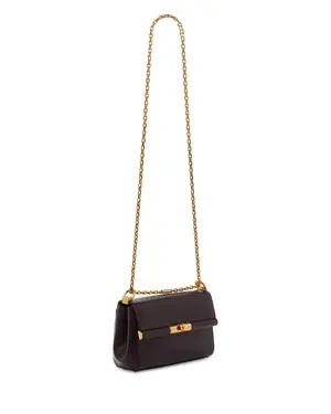 Dolce & Gabbana Leather Shoulder Bag - Wine