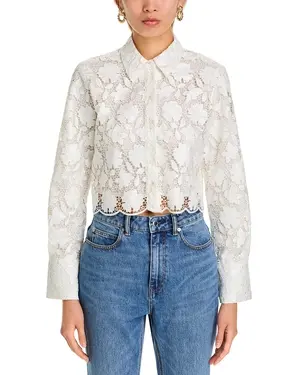 TOCCIN Beatrix Button-front Top