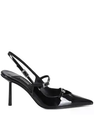 LE SILLA 80mm Leather Slingback Pumps