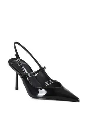 LE SILLA 80mm Leather Slingback Pumps