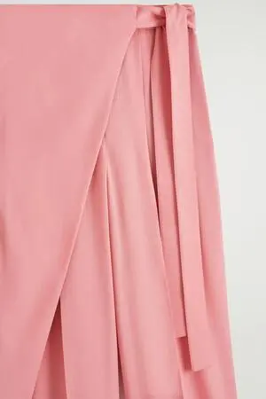 Cos Fluid Wrap-front Trousers