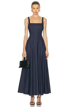 NICHOLAS Athena Sleeveless Paneled Midi Dress
