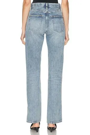 FRAME Vertical Straight Leg Jeans